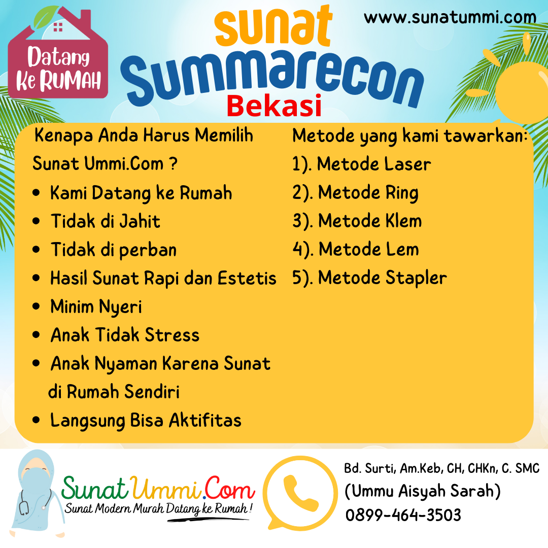 Sunat di Summarecon Bekasi - Daftar Harga 2025